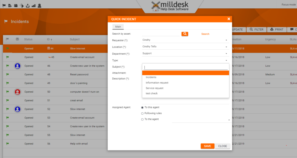 Features - Milldesk